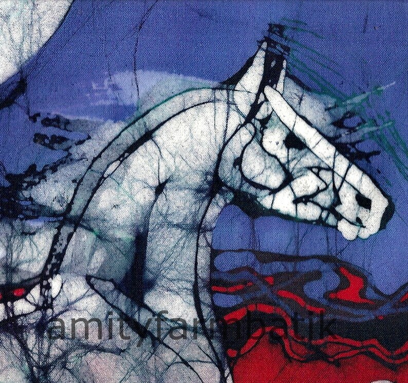 Horse Gallops in Summer Field in the Light of the Full Moon ...