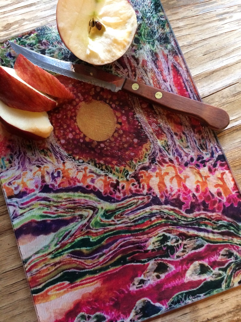 Woodland Magic Cutting Board Batik hot Summer - Etsy