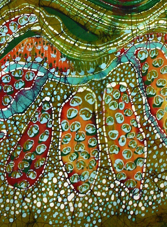 Green Earth Patterns From Below the Earth 12 X - Etsy