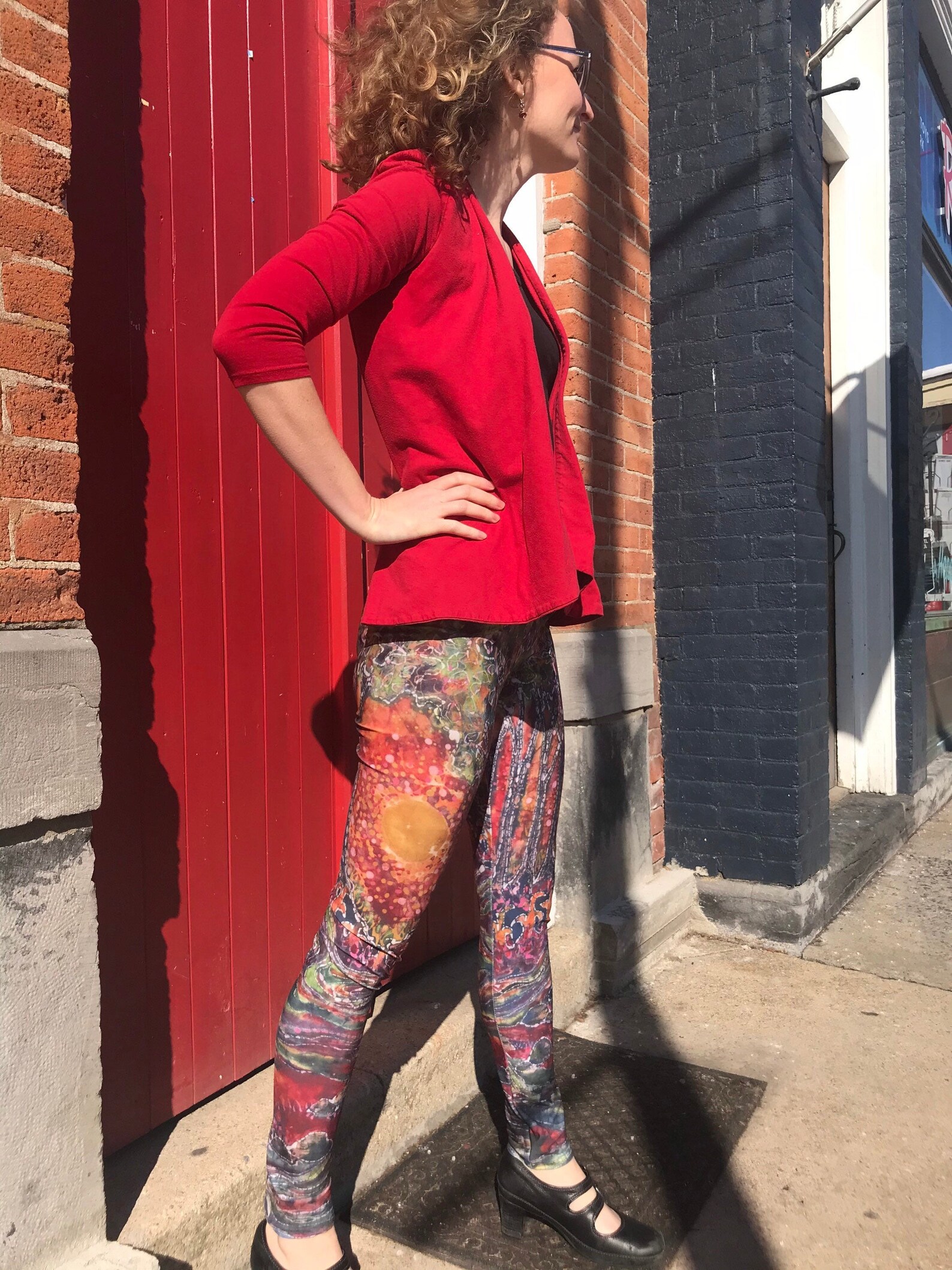 Enchanted Batik Yoga Leggings & Capris - Awaken Batik - Etsy