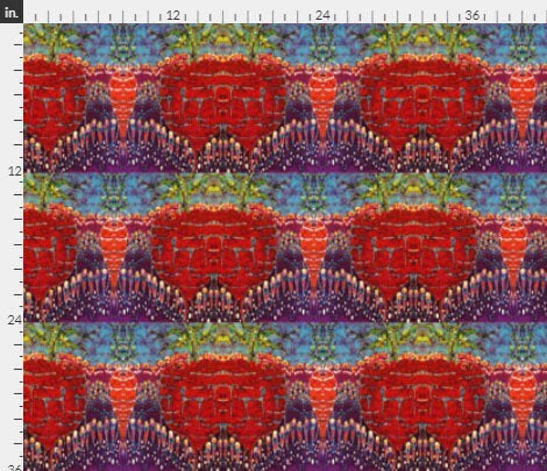 Batik Garden Below It All Lady Bug on Beets 3 12 - Etsy