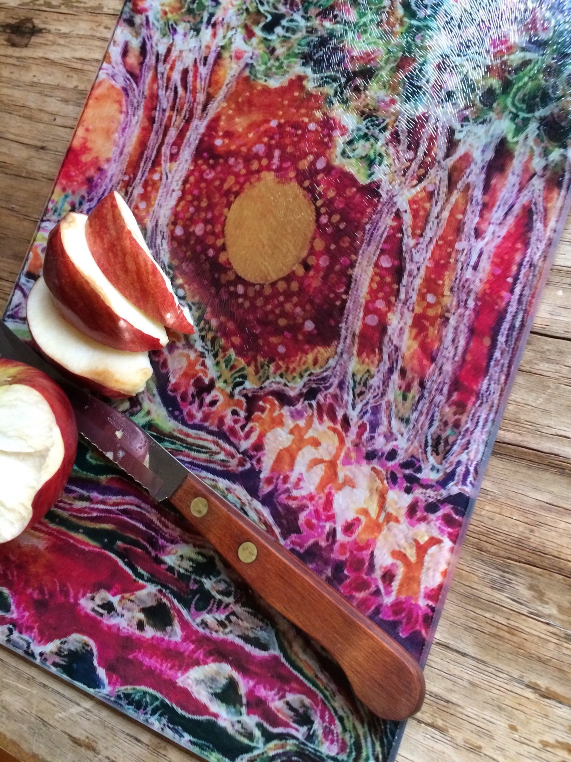 Woodland Magic Cutting Board Batik hot Summer - Etsy