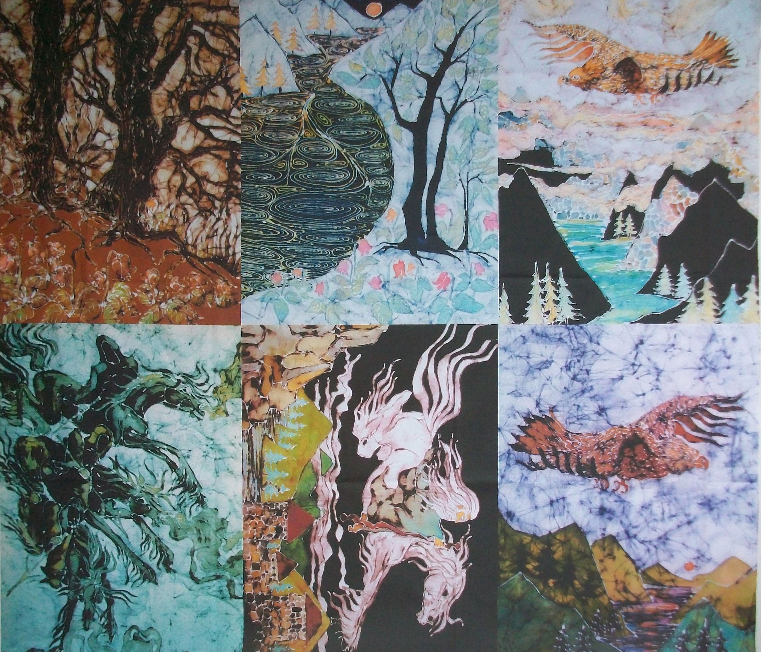 Visual Arts Craft Supplies & Tools Lord of the Rings Fabric Panel ...