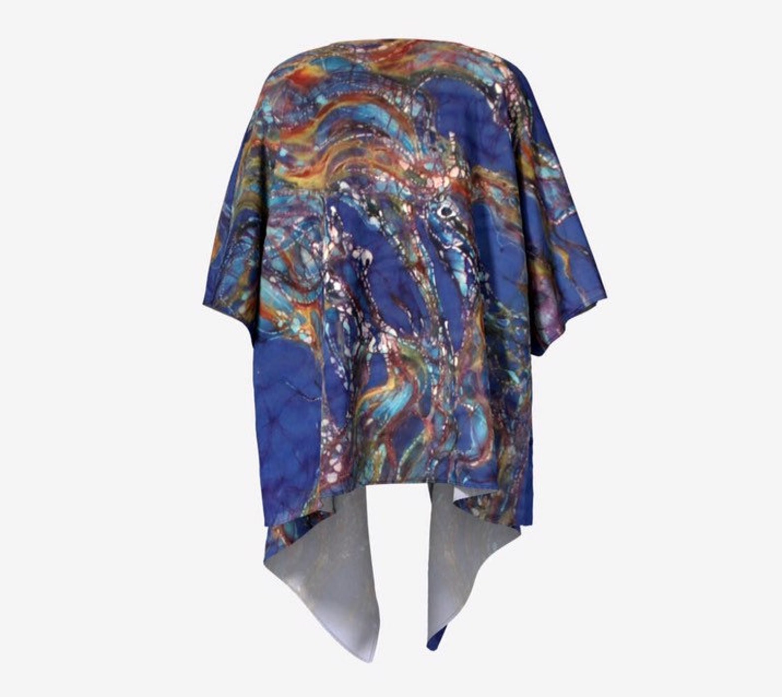 Cosmic Horses Kimono Cardigan - Horses From the Sky Batik - Etsy