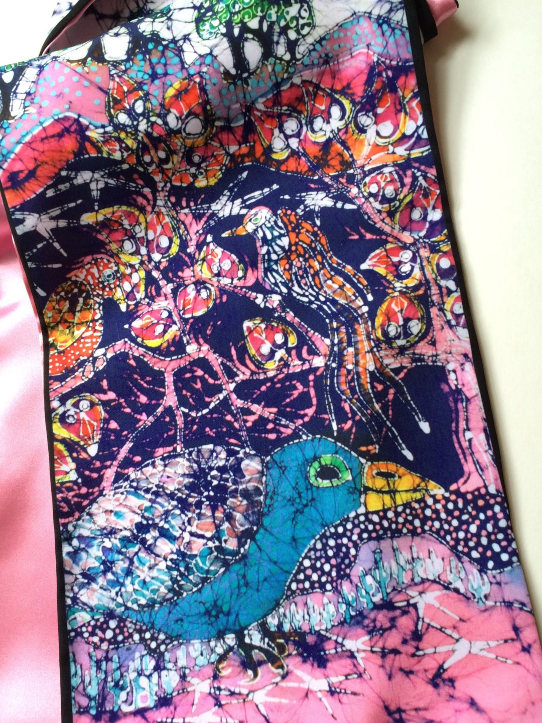 Magical Bird With Jeweled Wings - Silky Faille Scarf - Women's Fashion ...