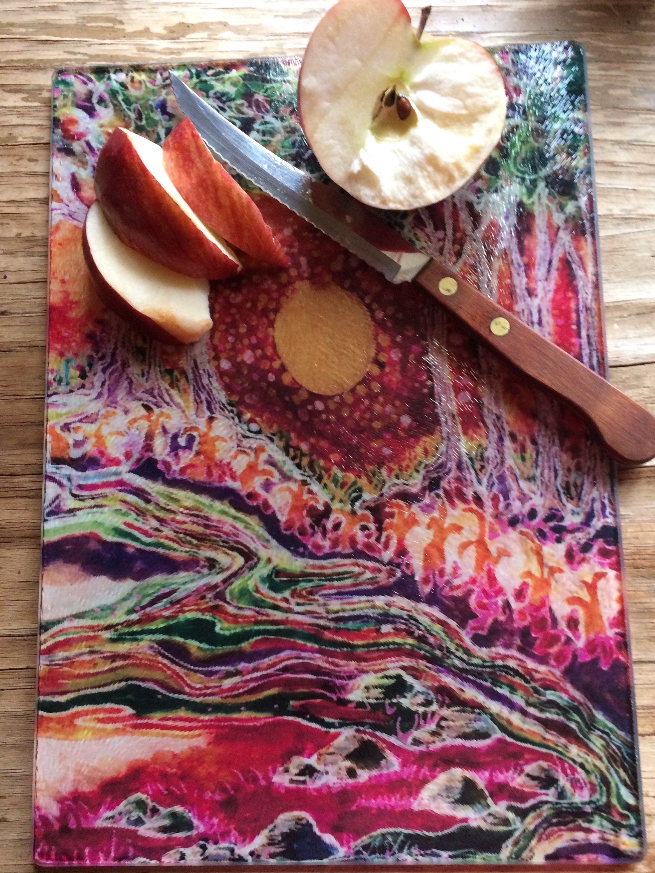 Woodland Magic Cutting Board Batik hot Summer - Etsy
