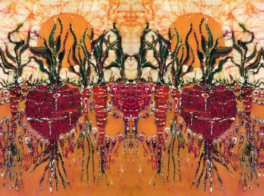 Garden Sun Fabric - Filled With Sunlight - Fabric Panel - Batik ...