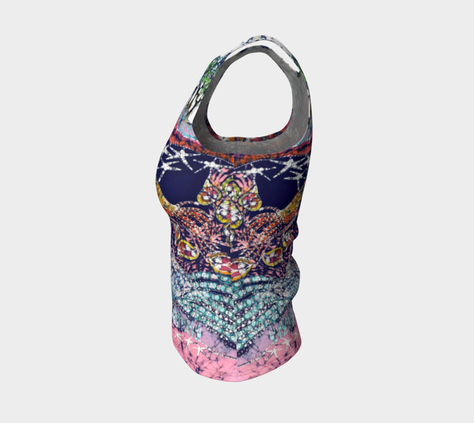 Batik Fantasy Tank Top - Magical Birds Batik - Etsy