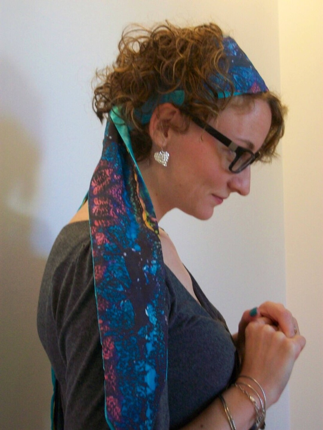 Batik Long Cotton Sash Horses Run Below Hills - Etsy