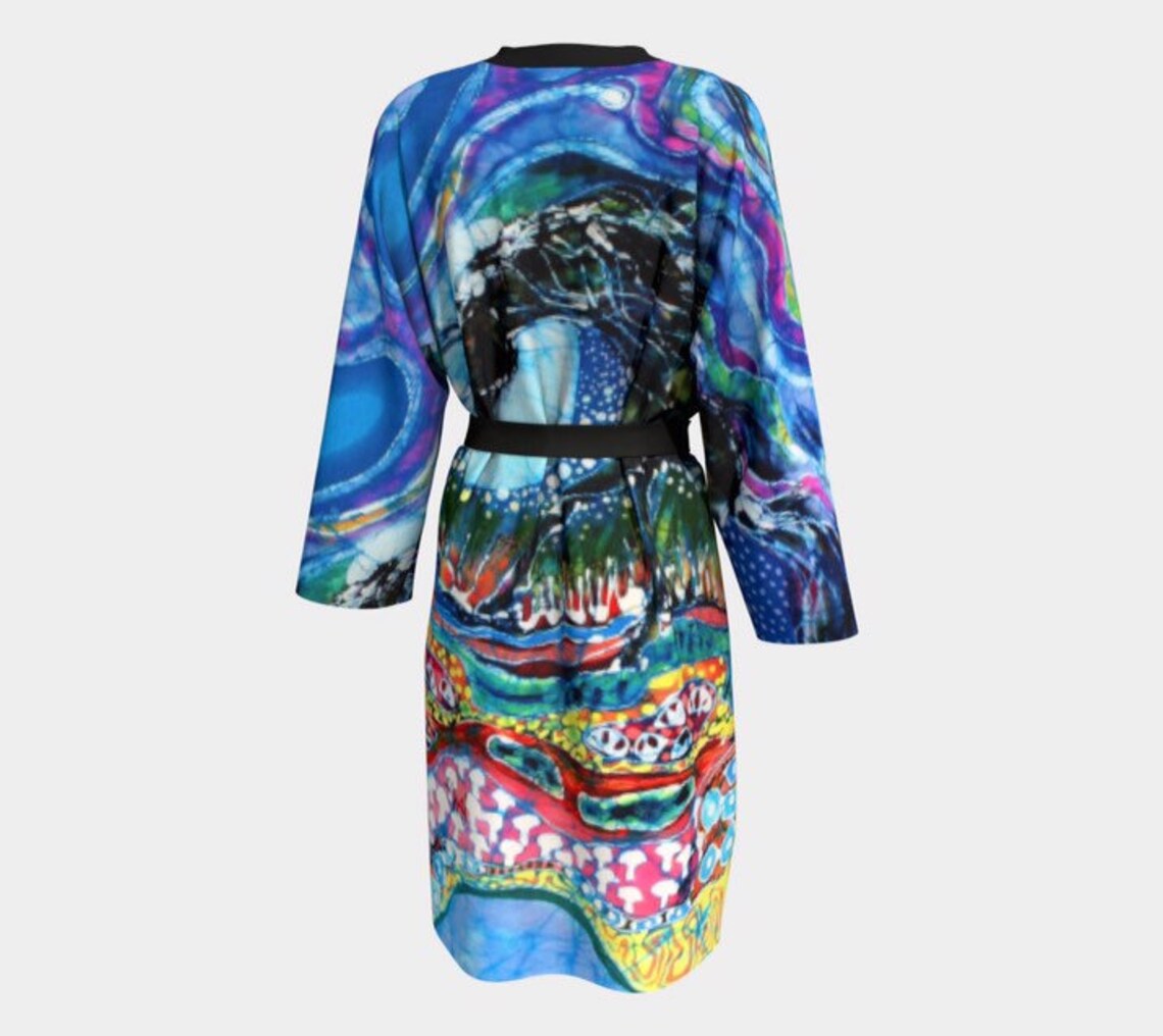 Batik Horse Peignoir Robe Horse Born of Moon Energy - Etsy