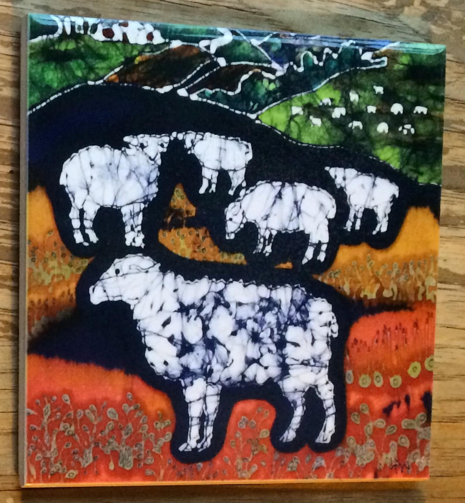 Sheep Trivets Three Sheep in Autumn Pasture Sheep at - Etsy