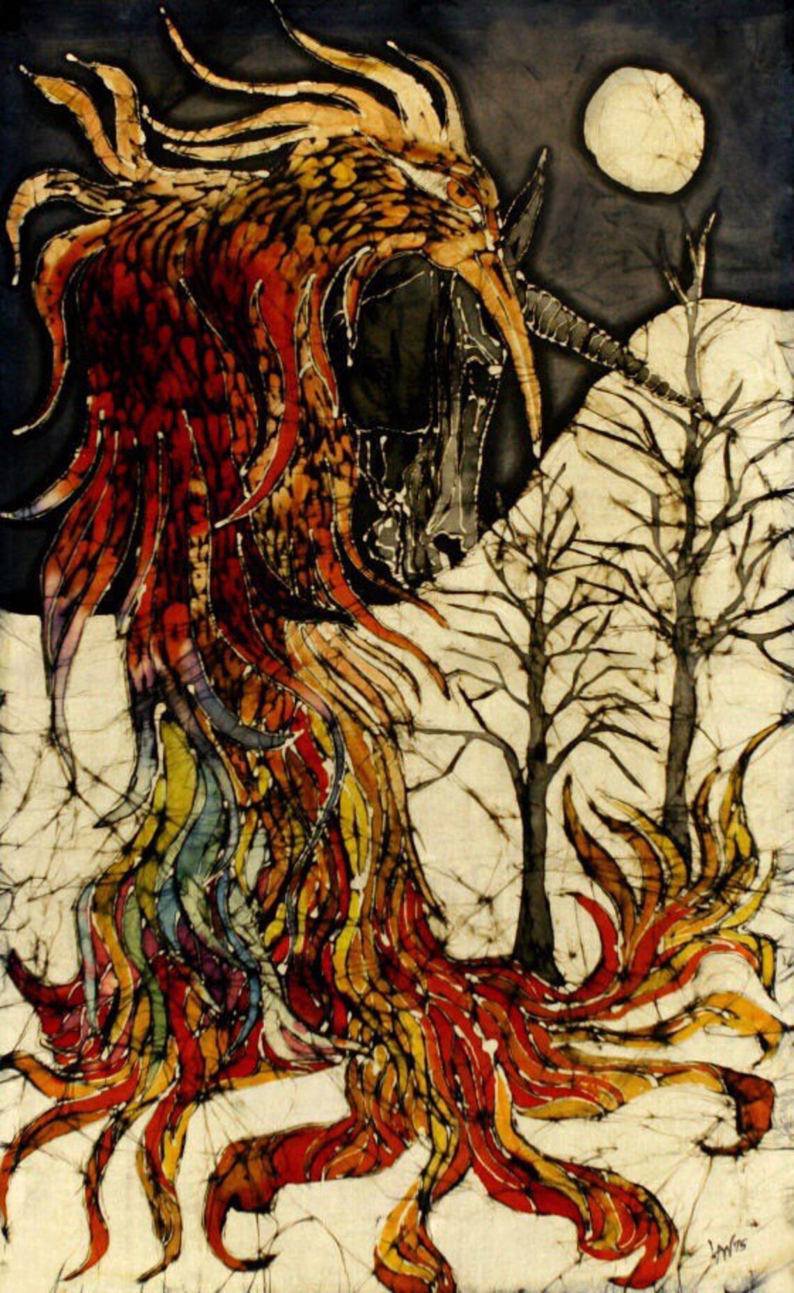 Phoenix Batik Prints Print From Original Batik | Etsy