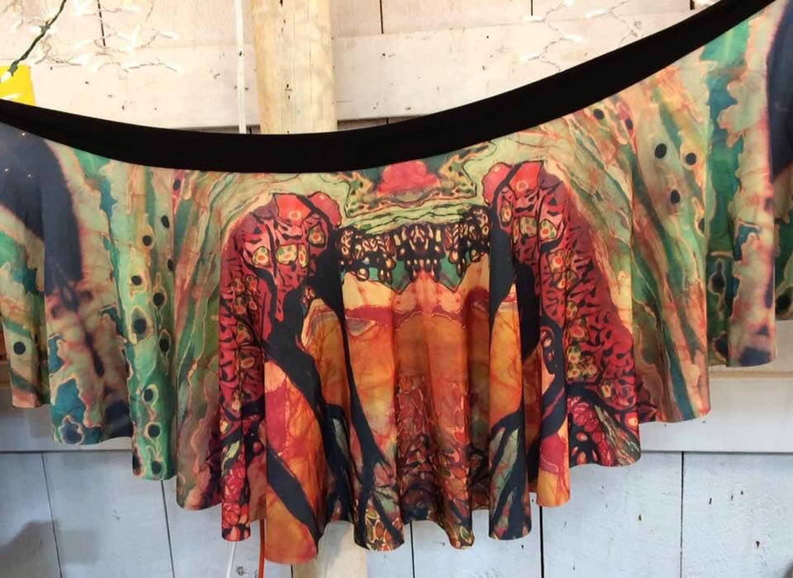 Nature Batik Wrap Skirt River Sunrise Batik Art - Etsy