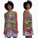 Moonlight Dress From Batik "moonlight Over Spring" Batik • A-line Dress ...