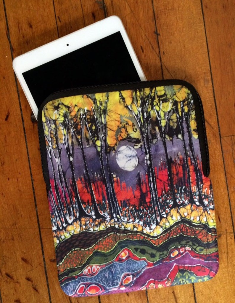 Tablet Sleeve My Original Landscape Batik, Two Sided 7.5 X 9.25 - Etsy