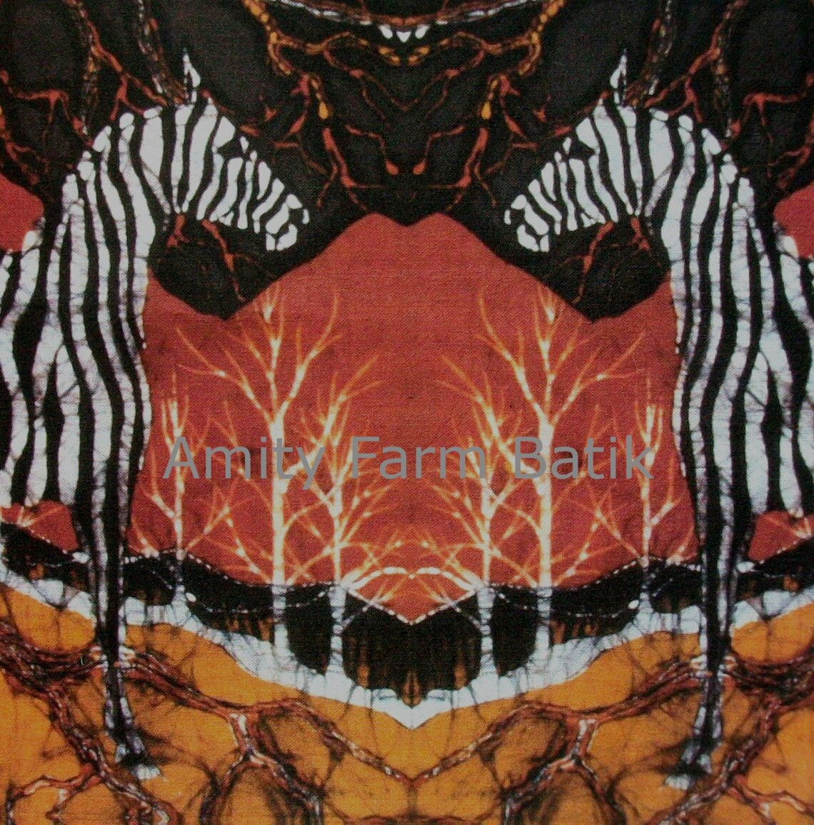 Pan Calls the Moon From Zebra Batik Fabric 12 X - Etsy