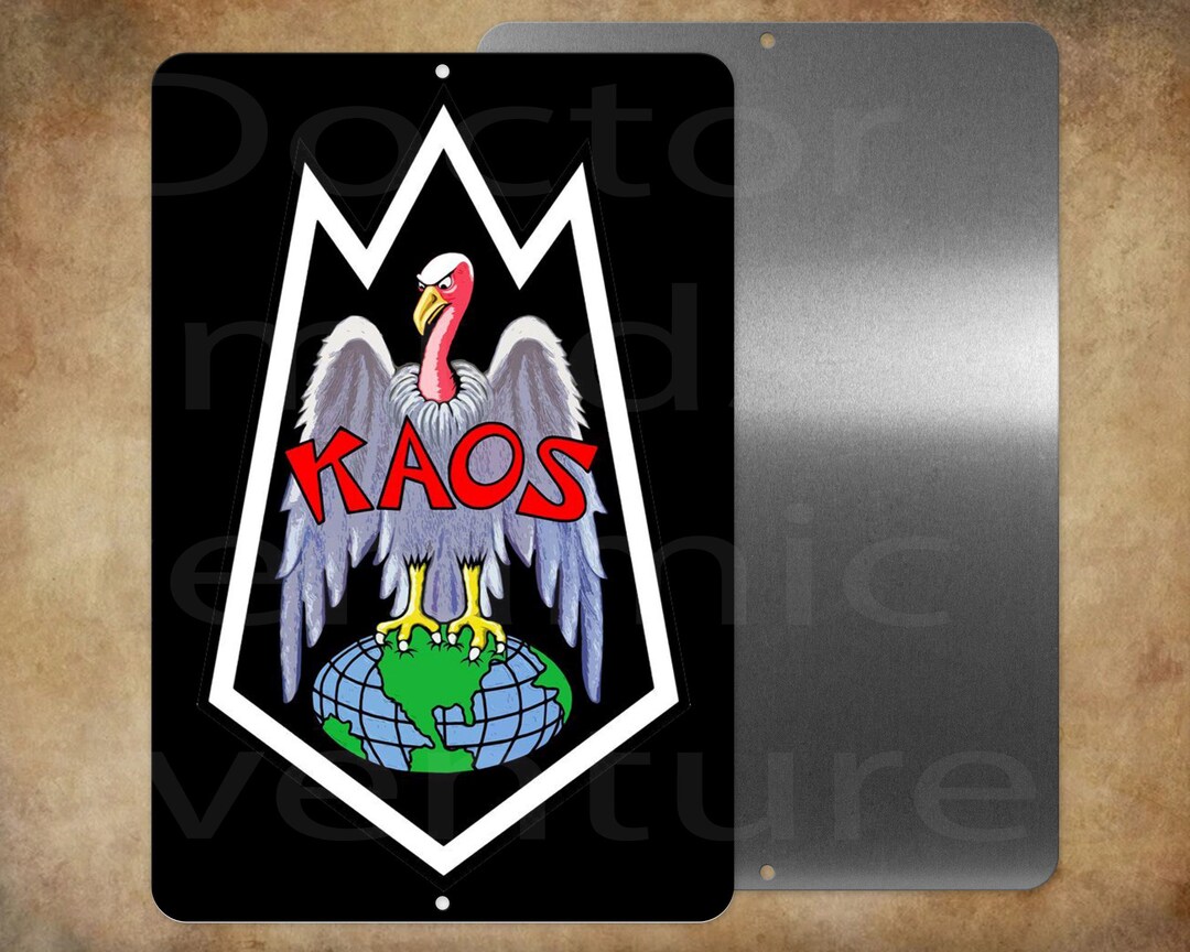 KAOS Cool 8 X 12" Metal Sign Made in USA - Etsy