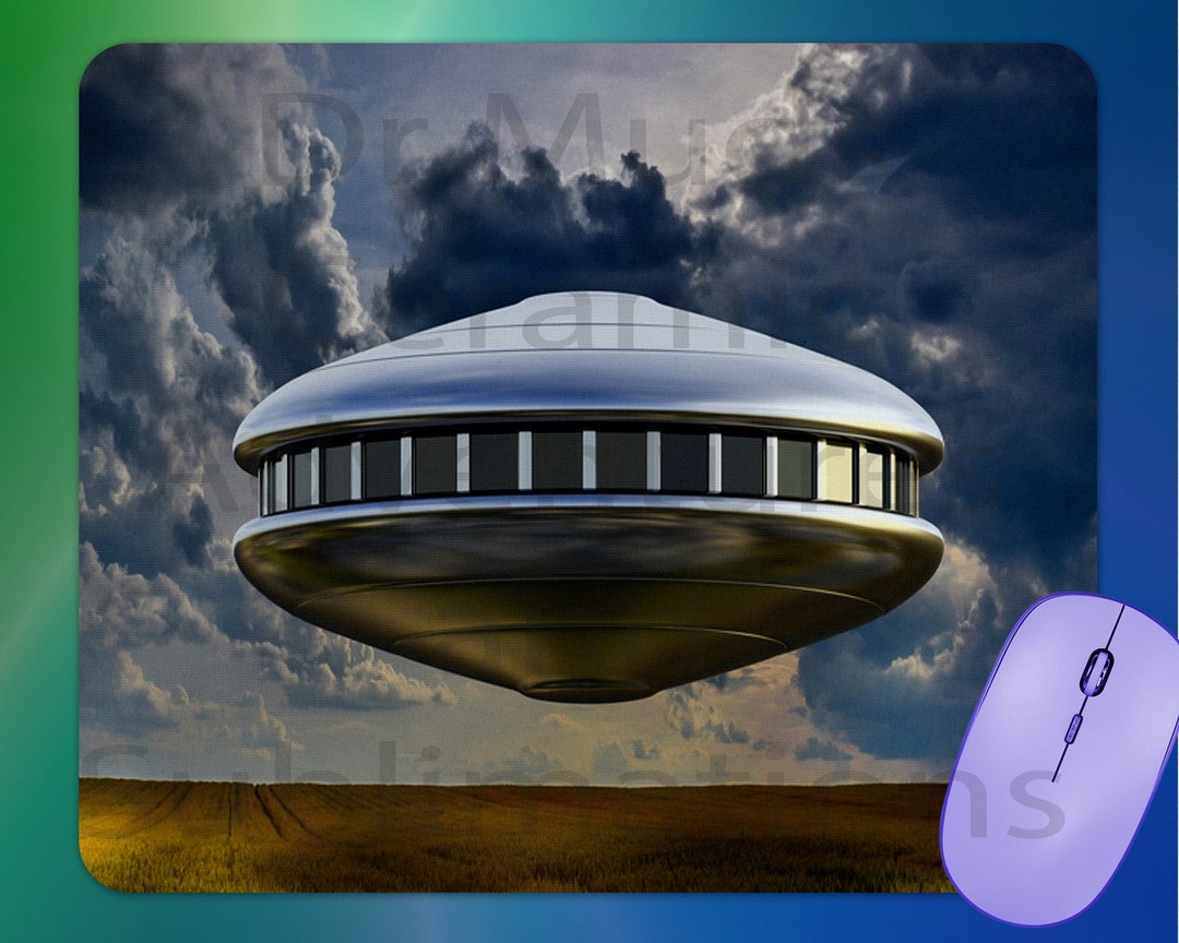Alien Flying Saucer UFO Mouse Pad - Etsy