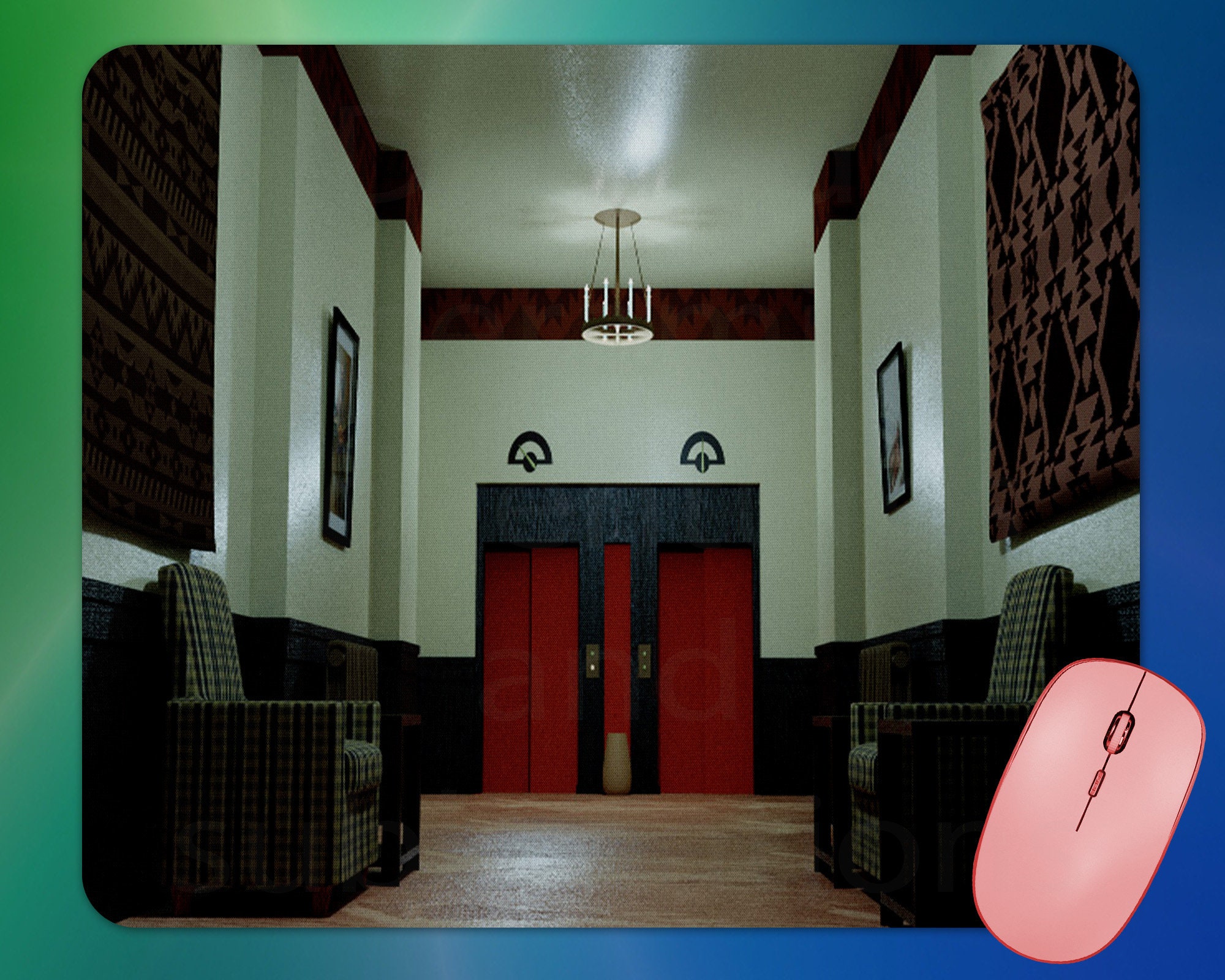 The Shining Elevator Poster