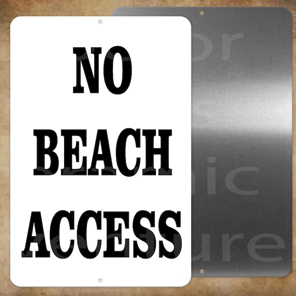 No Access Sign - Etsy