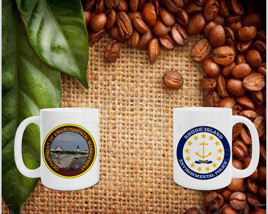 RHODE ISLAND Environmental Police Ceramic Mug ~ Choose Your Size - Etsy