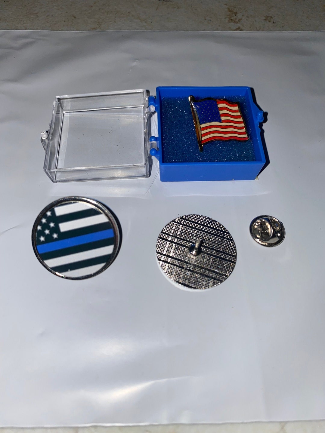 Thin Blue Line LAW ENFORCEMENT Tie Tack / Lapel Pin WITH Bonus - Etsy