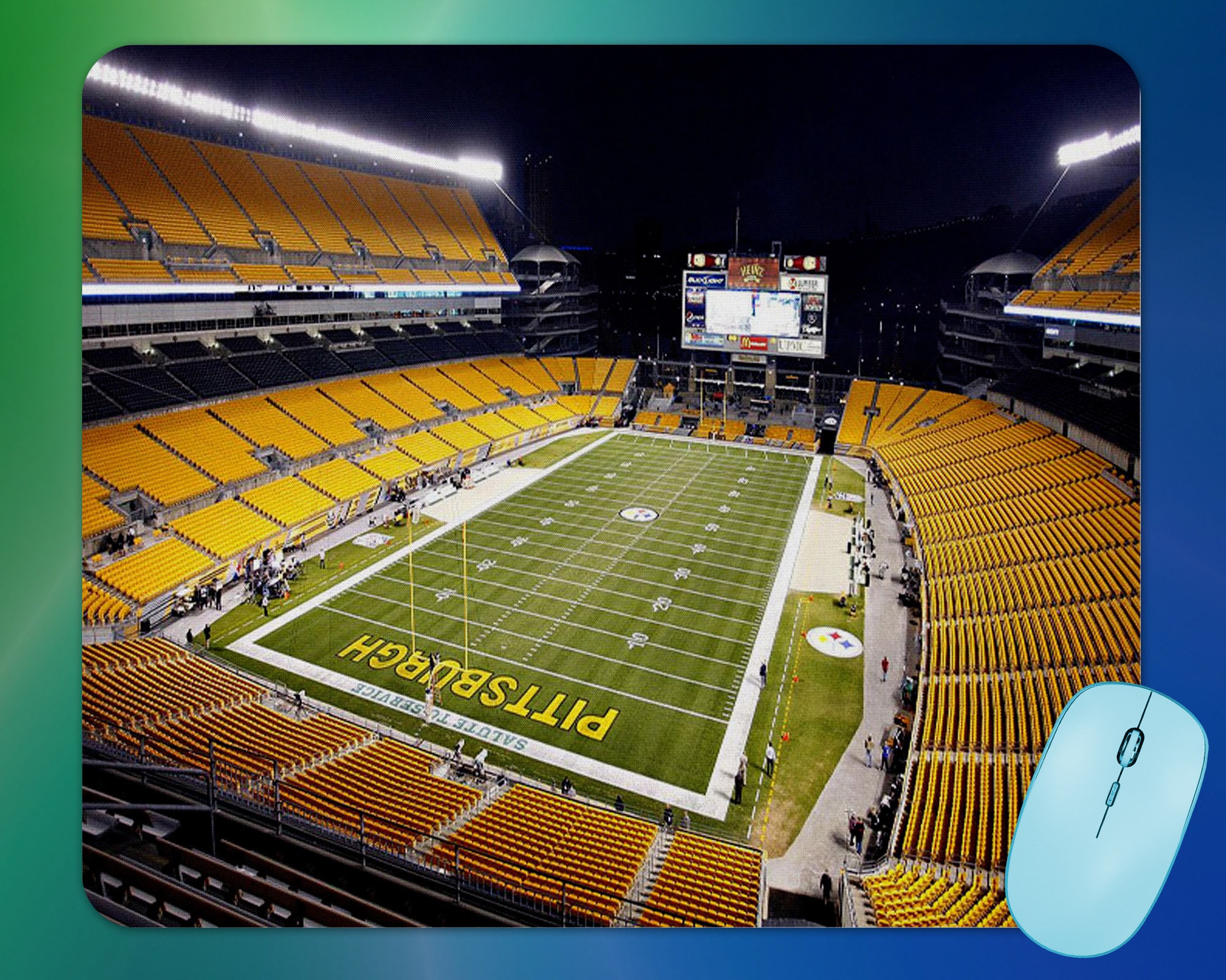 Heinz Field Home of the Steelers Mouse Pad - Etsy