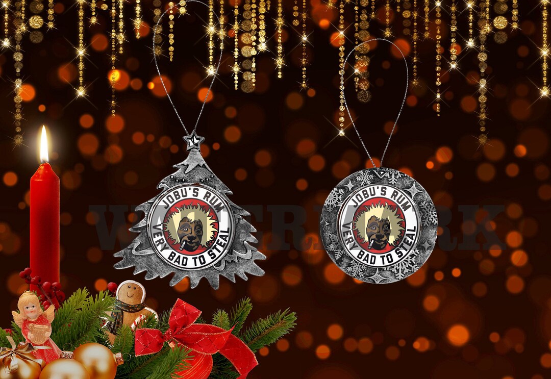 Jobu Rum Very Bad to Steal It Major League Christmas Ornament - Choose ...