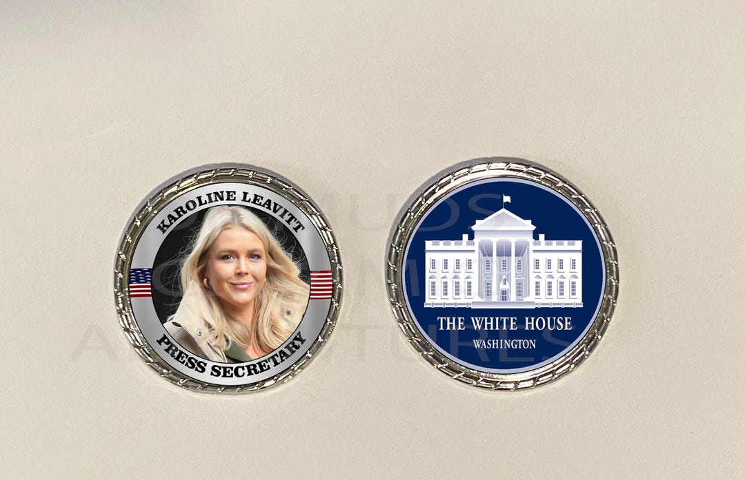 Trump KAROLINE LEAVITT White House Press Secretary Cabinet Staff ...