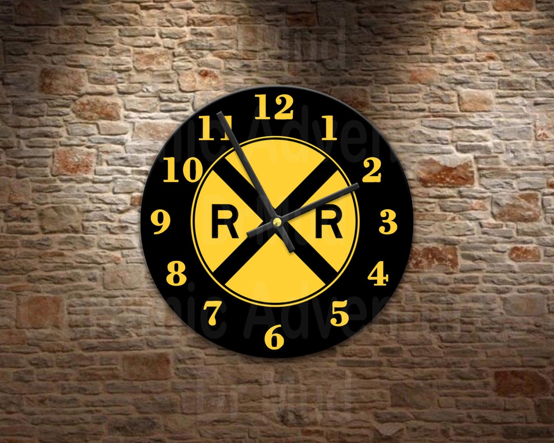 Neat Train Rail Road Crossing Model Railway Metal 6", 8" , 10" or 11.75 ...