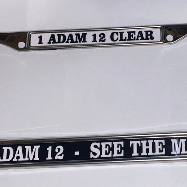Police Licence Plate Frame - Etsy