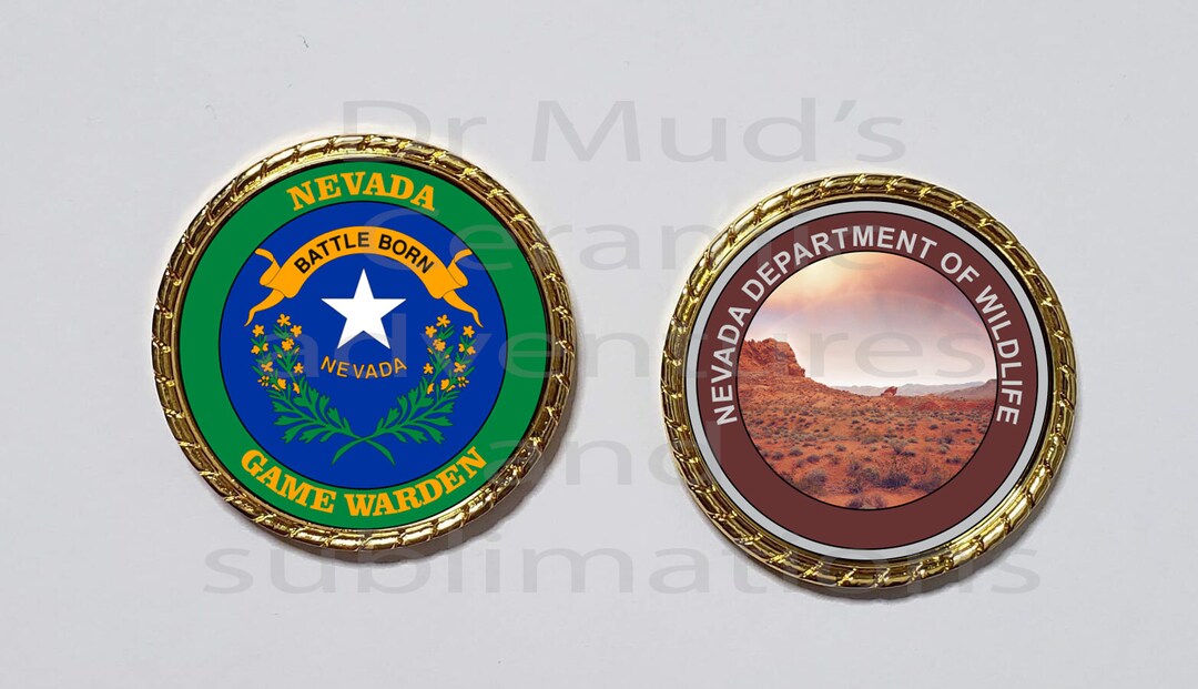 NEVADA Game Warden Novelty Collectors Coin - Etsy