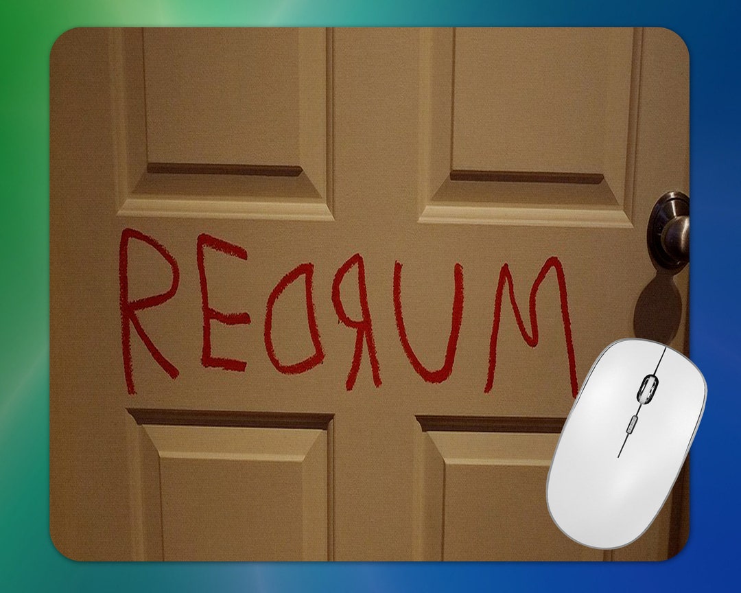 Redrum the Shining Horror Scary Mouse Pad - Etsy