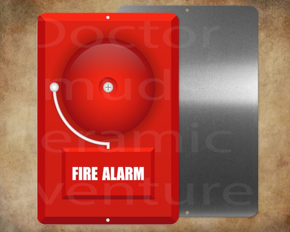 FIRE ALARM Notice 8 X 12 Metal Sign - Etsy