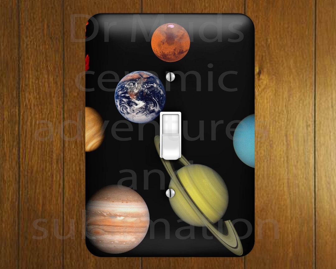 Planets in the Stars Metal Switch Light ,rocker Switch Covers, Outlet ...