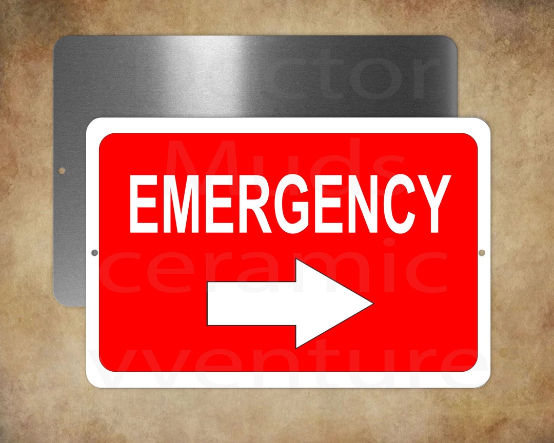 EMERGENCY Sign Outside of Rampart Hospital From the Firefighter Show ...