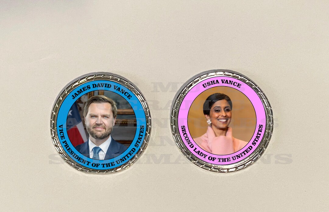Vice President JD Vance and Second Lady Usha Vance Novelty Coin - Etsy