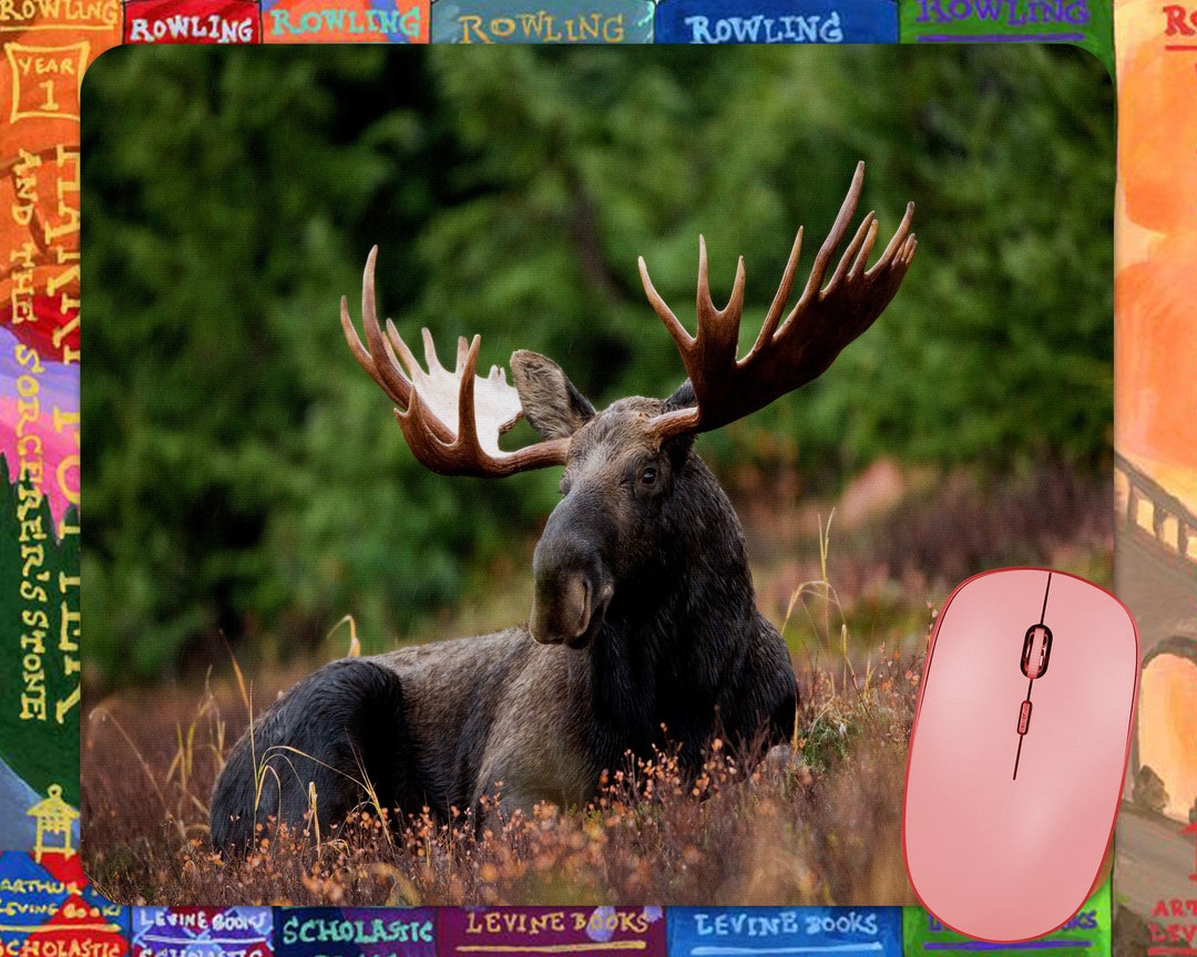 Canada Moose Sitting Mouse Pad - Etsy