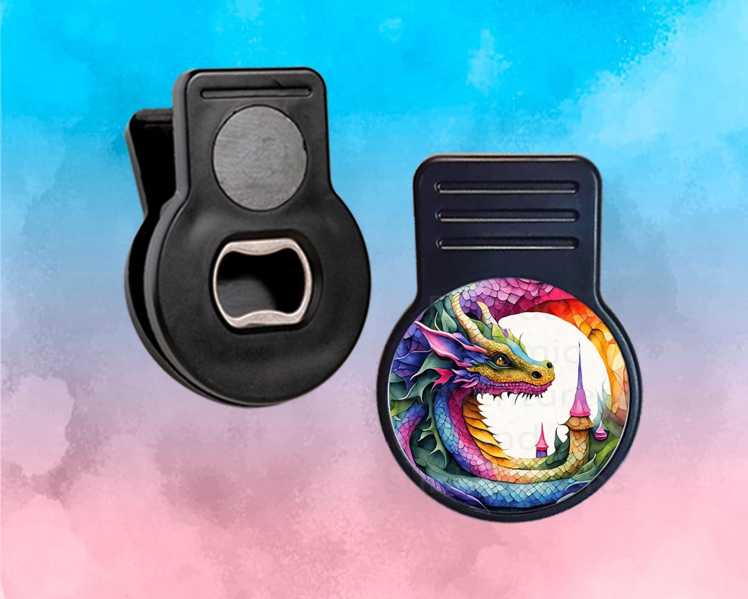 Chip Clip Cool Mythical Dragon Opener Bag Saver Leftover Clip - Etsy