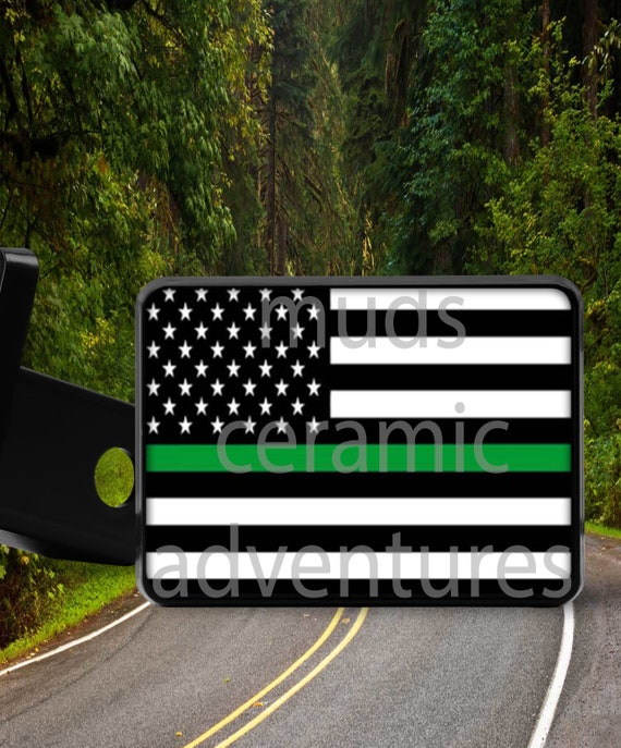 Thin Green Line Game Warden Forest First Responders New | Etsy