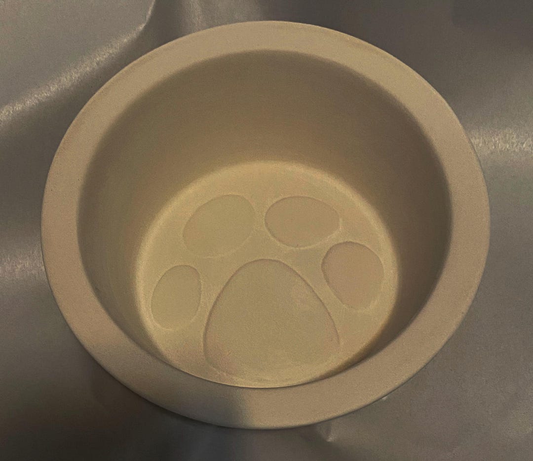 Paw Print Shape Frit Fusing Glass Kiln Mold - See Description for Sizes ...