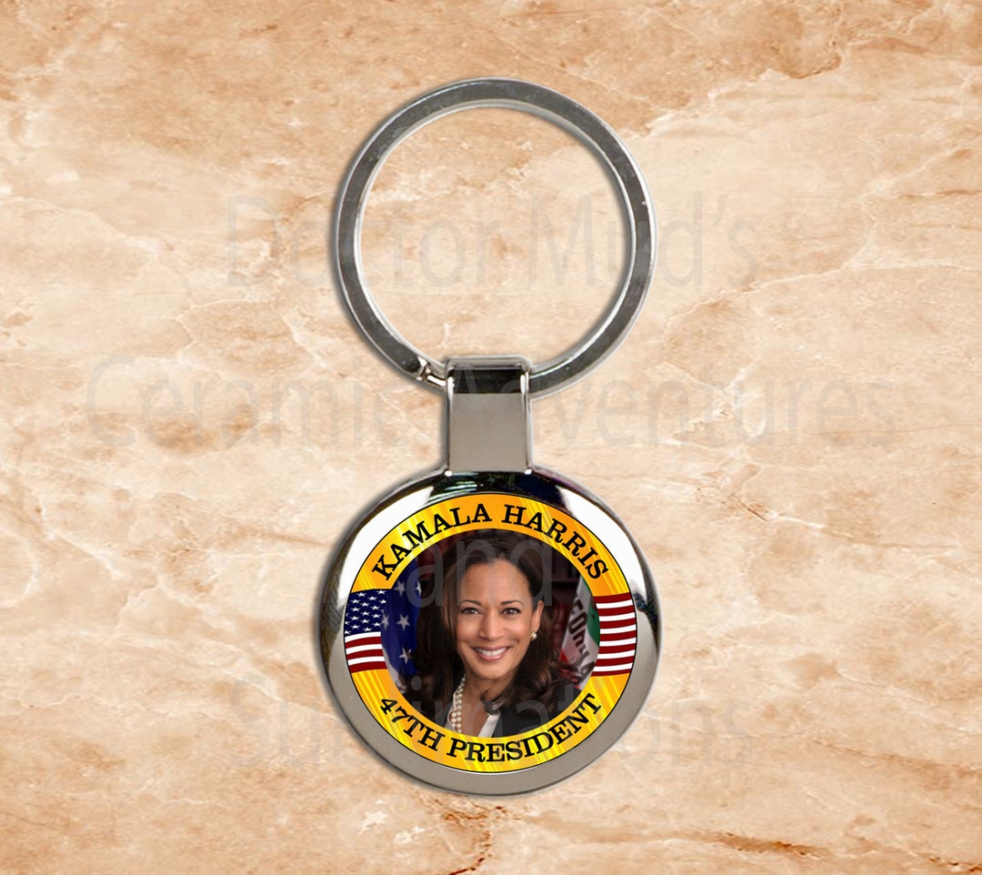KAMALA HARRIS 47th President -1st Woman President Key Chain - Etsy