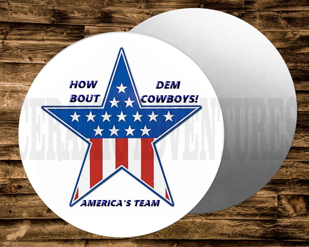 How Bout Dem Cowboys America's Team Metal Sign for Wreaths Crafts ...