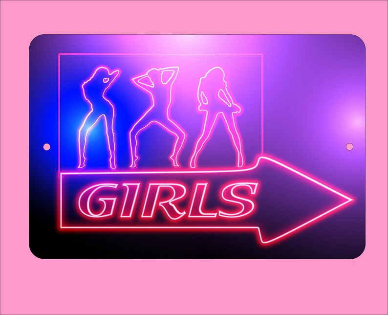 Girls Go Go Dancing strip club 8 x 12 metal sign | Etsy