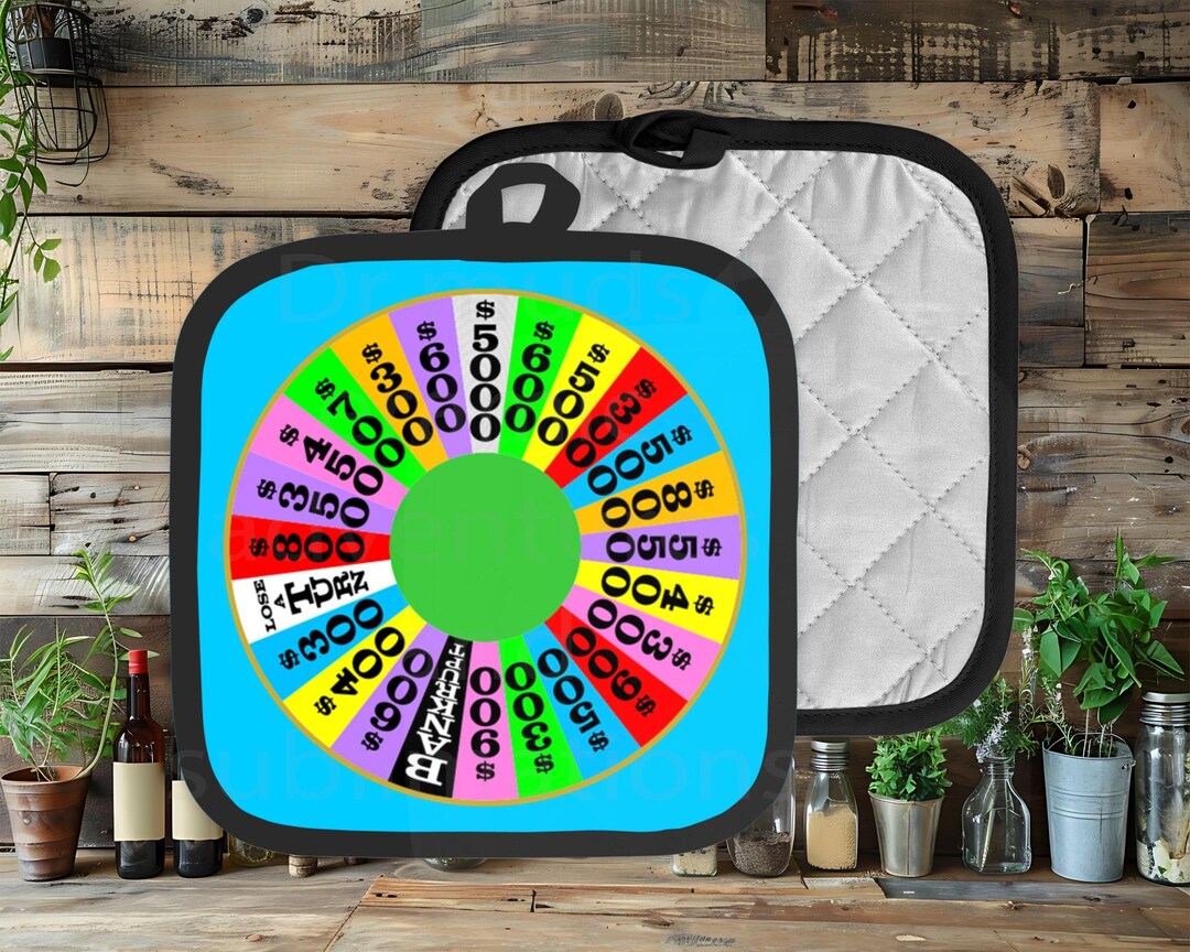 Neat New Wheel of Fortune Pot Holder. - Etsy