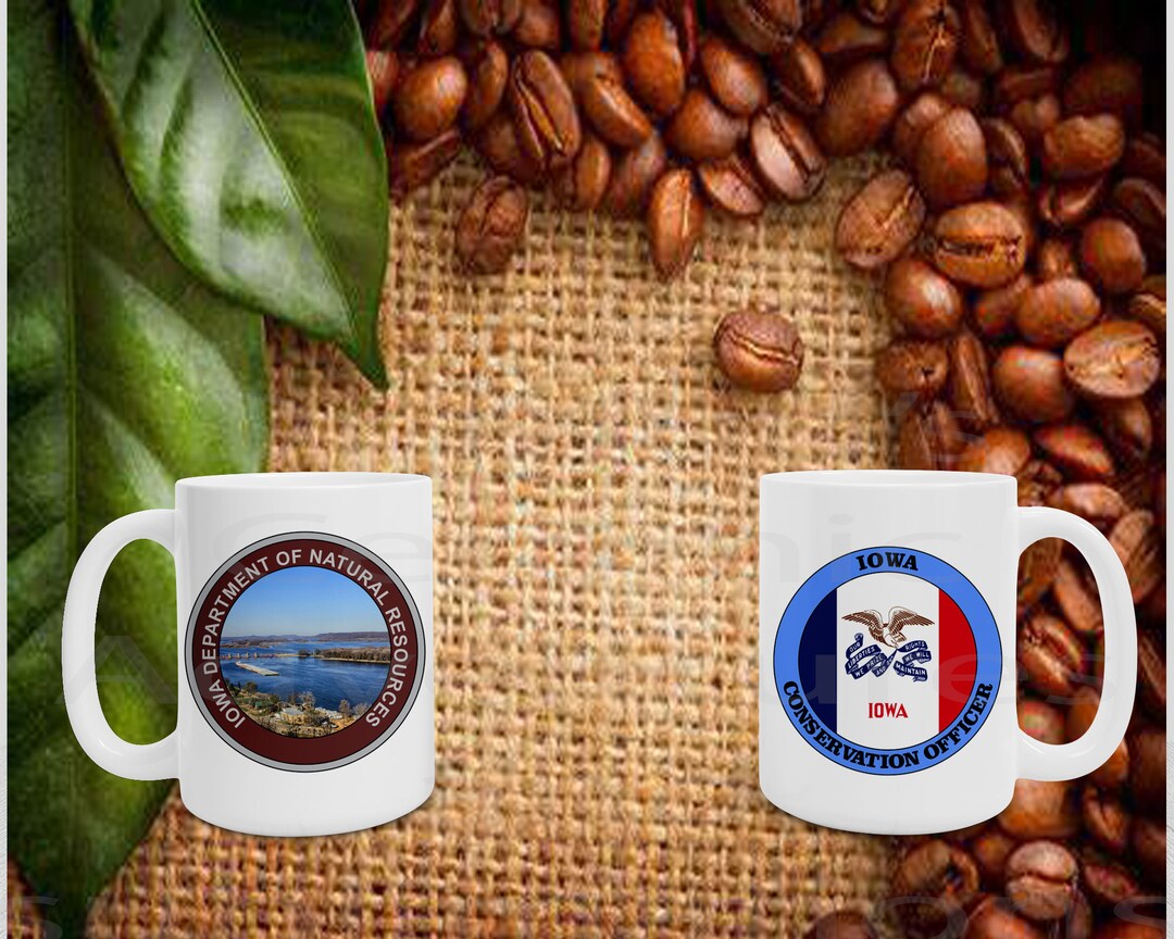 IOWA Conservation Officer Ceramic Mug ~ Choose Your Size - Etsy