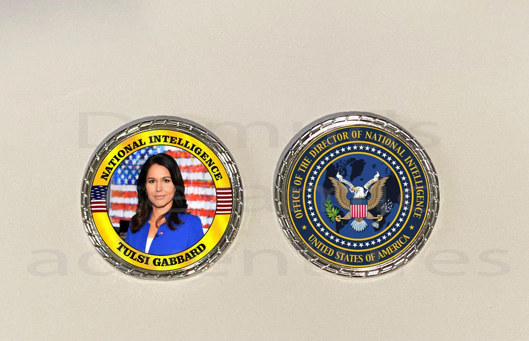 Tulsi Gabbard Director of National Intelligence = President Donald J ...