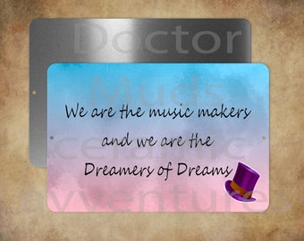 We Are the Music Makers - Etsy