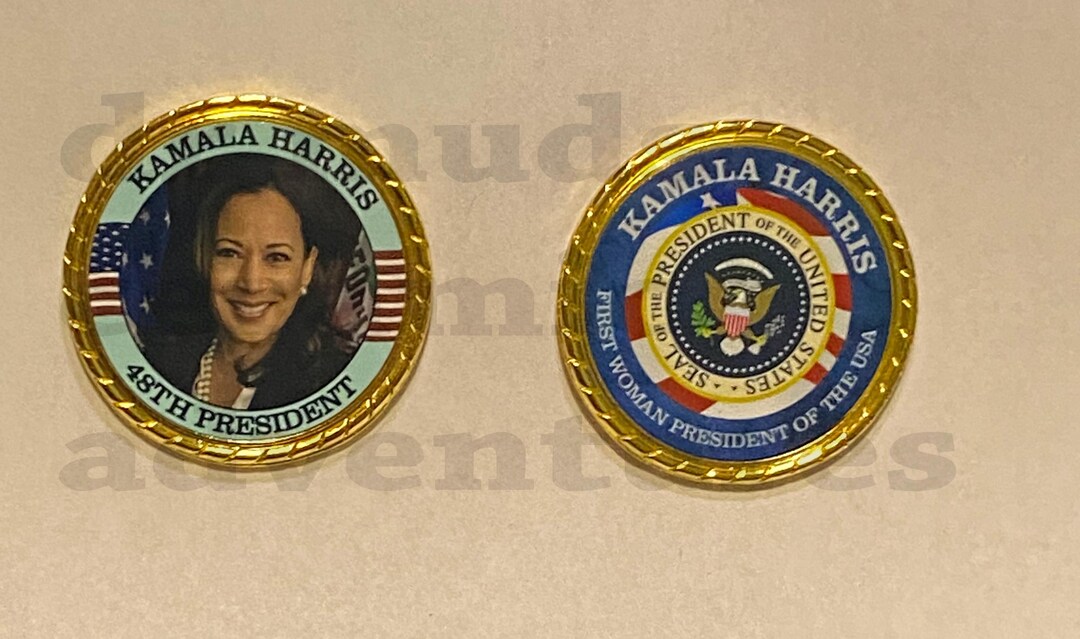 2028 KAMALA HARRIS 21st Woman President 48th President Coin - Etsy