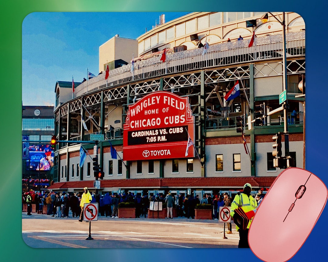 Wrigley Field Home of the Chicago Cubs Mouse Pad - Etsy